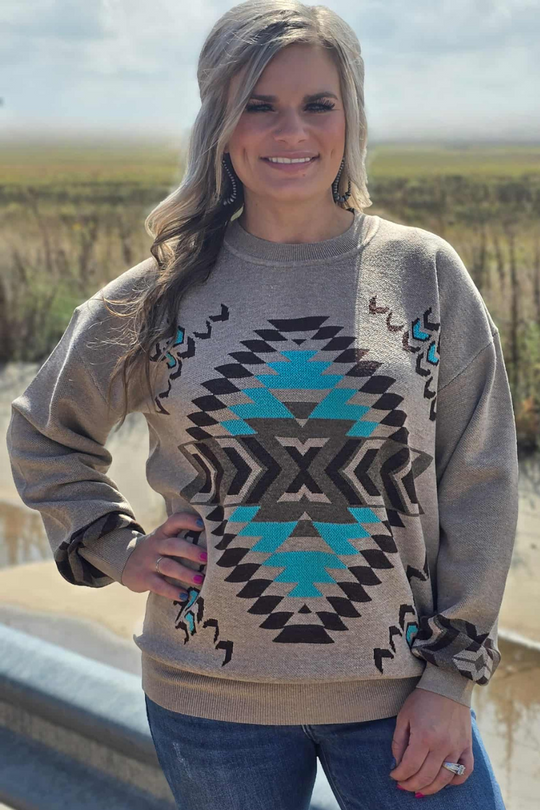 Nevada Aztec Sweater – Sterling Kreek
