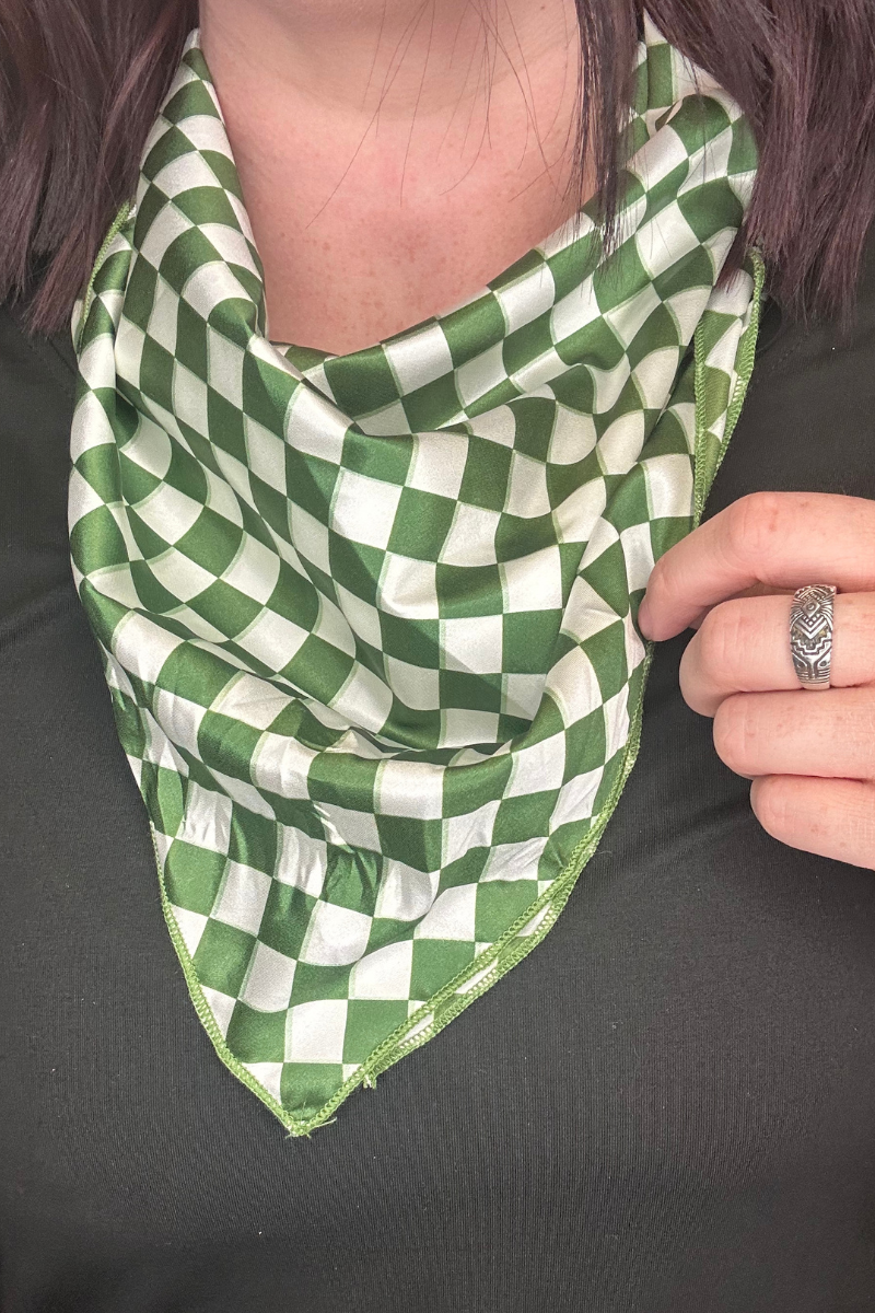 Pep Rally Wild Rag Green Kids – Sterling Kreek