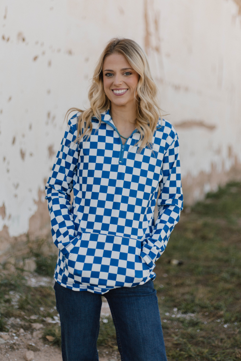Pep Rally Pullover Blue – Sterling Kreek